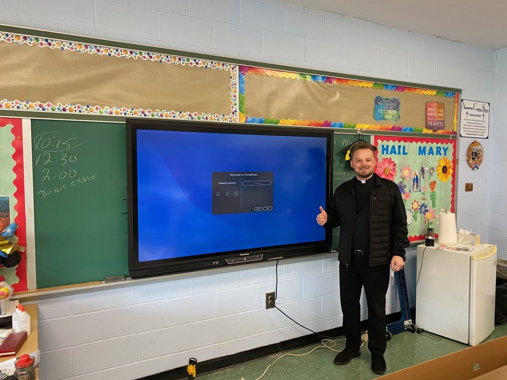 New Promethean boards for ACS! – Assumption Catholic School